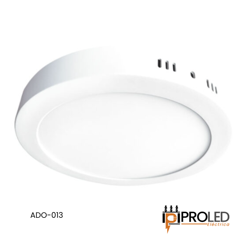 PANEL LED REDONDO SOBREPONER BLANCO FRÍO 18W / ARTLITE / ADO-013 ...